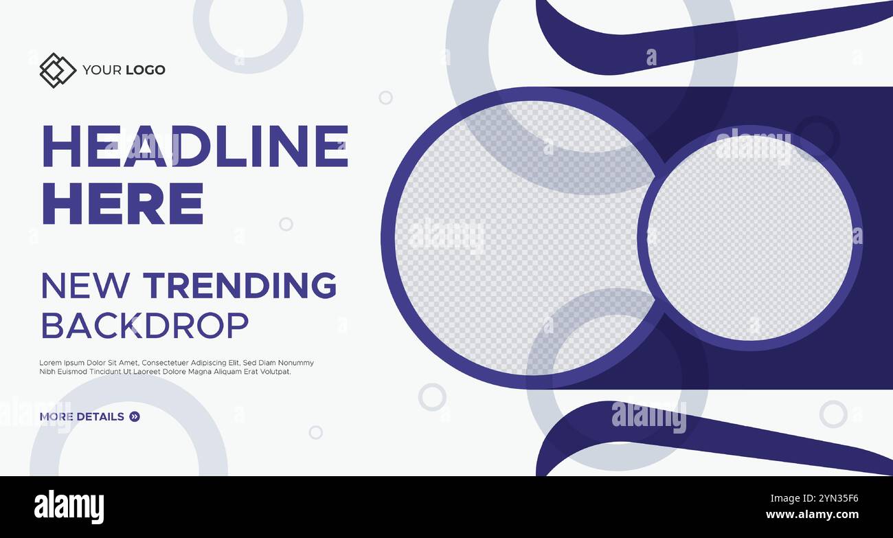 New Trend Business Presentation Slides Background Template. Geometrical ...