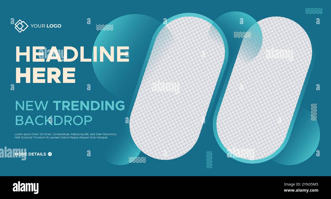 New Trend Business Presentation Slides Background Template. Geometrical ...