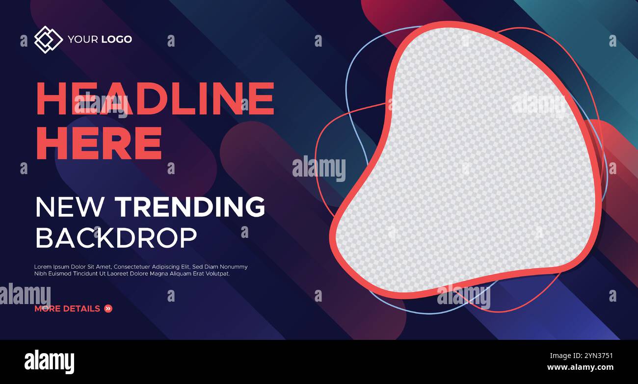 New Trend Business Presentation Slides Background Template. Geometrical ...