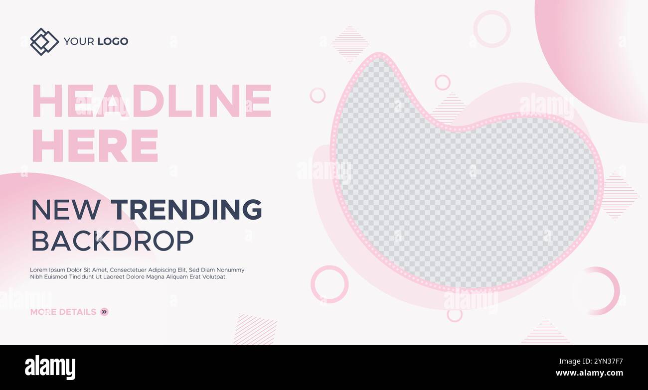 New Trend Business Presentation Slides Background Template. Geometrical ...