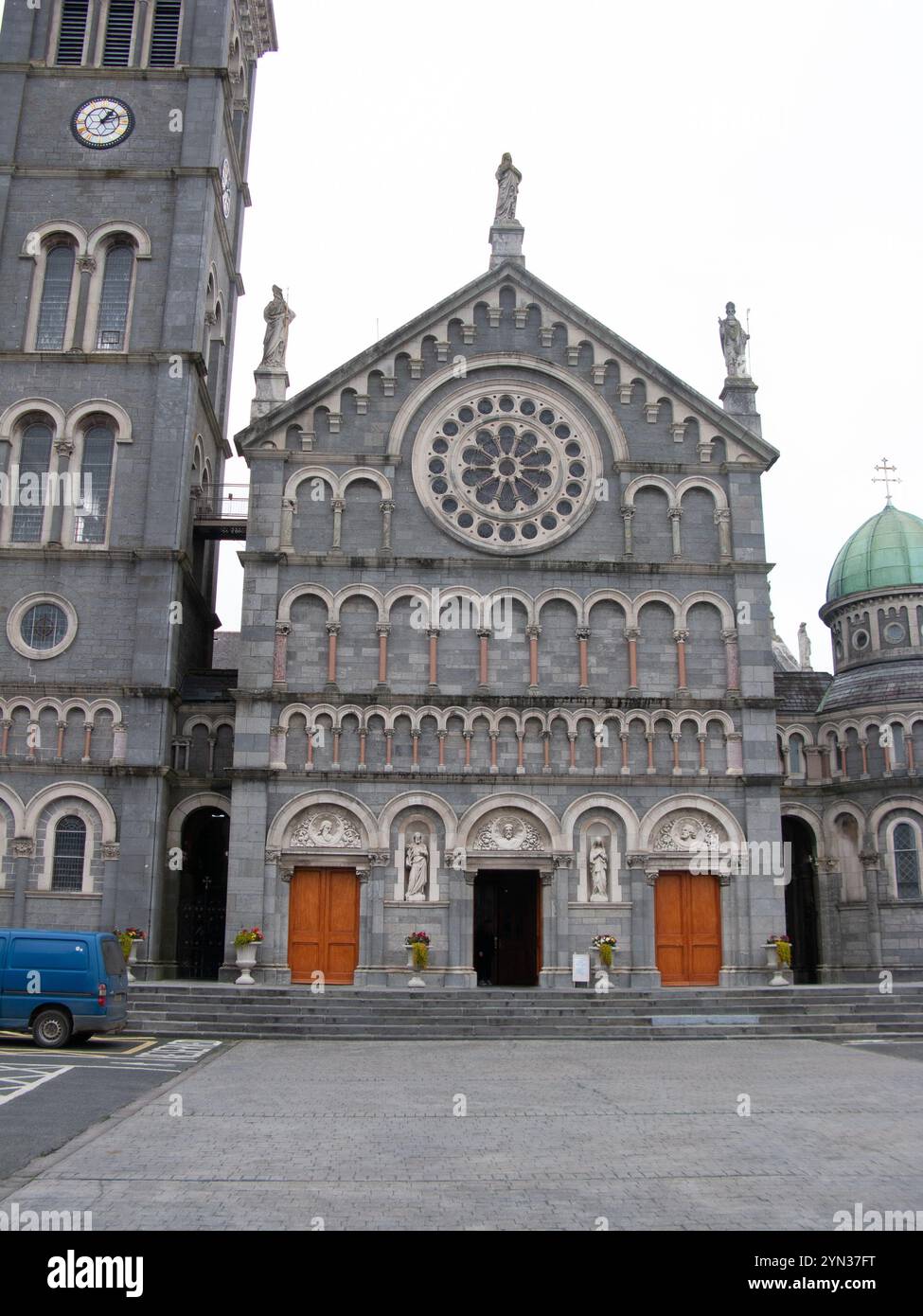 The Cathedral of the Assumption, Thurles, with the main door below ...