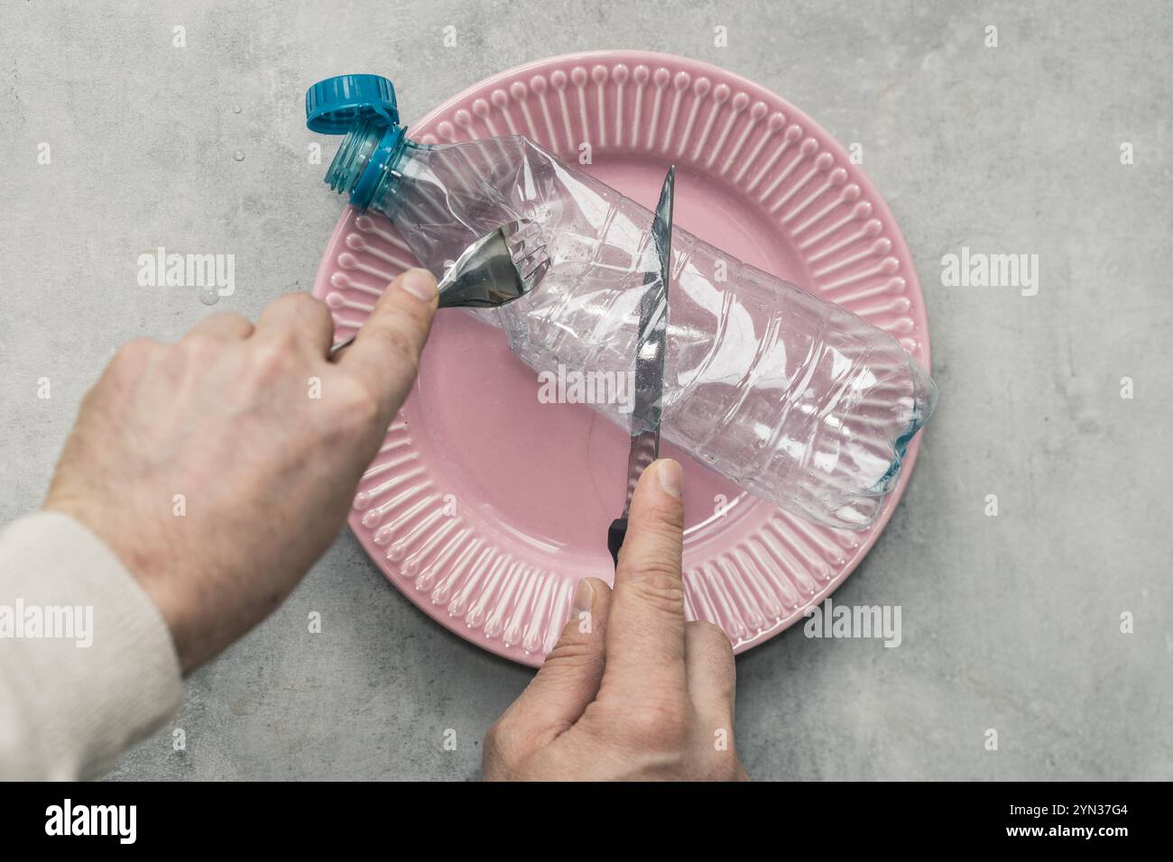 Microplastic in food, Concept, Global environmental problem, Plastic ...