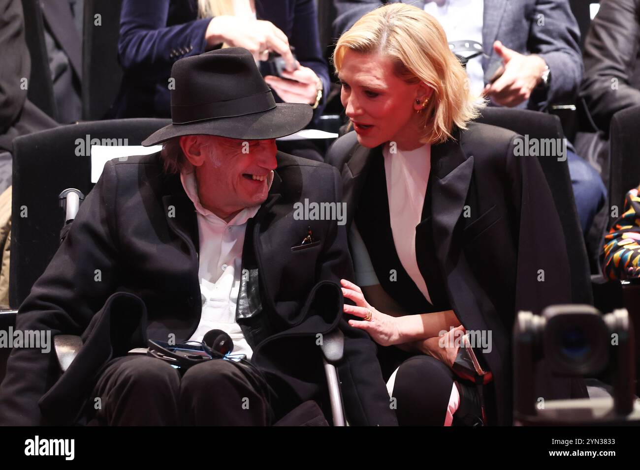 Edward Lachman and Cate Blanchett during the Camerimage closing ...