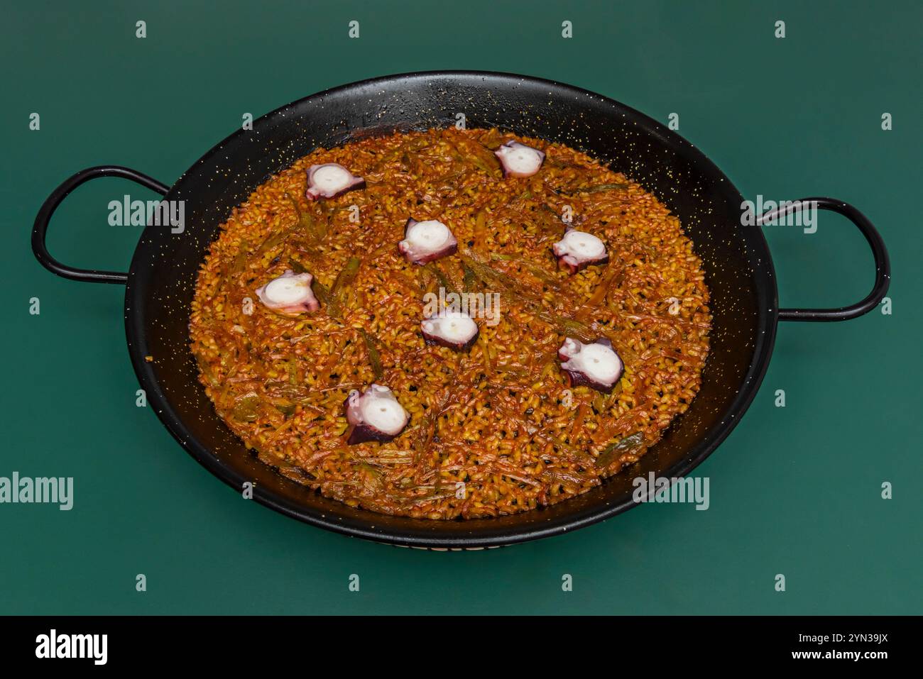 Paella the wonderful world of Spanish rice dishes Stock Photo - Alamy