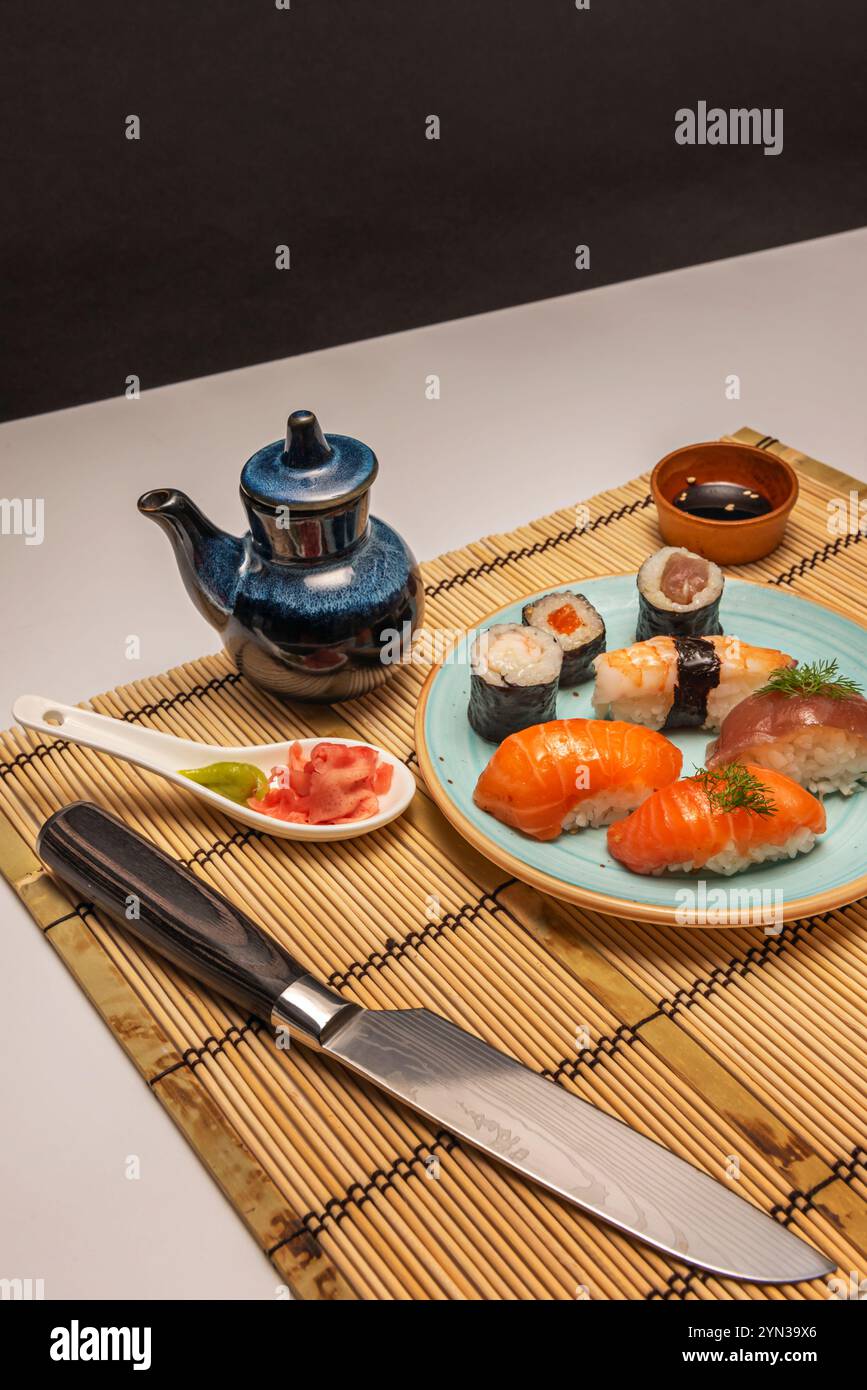 sushi is a combination of flavors, textures and traditions that has ...