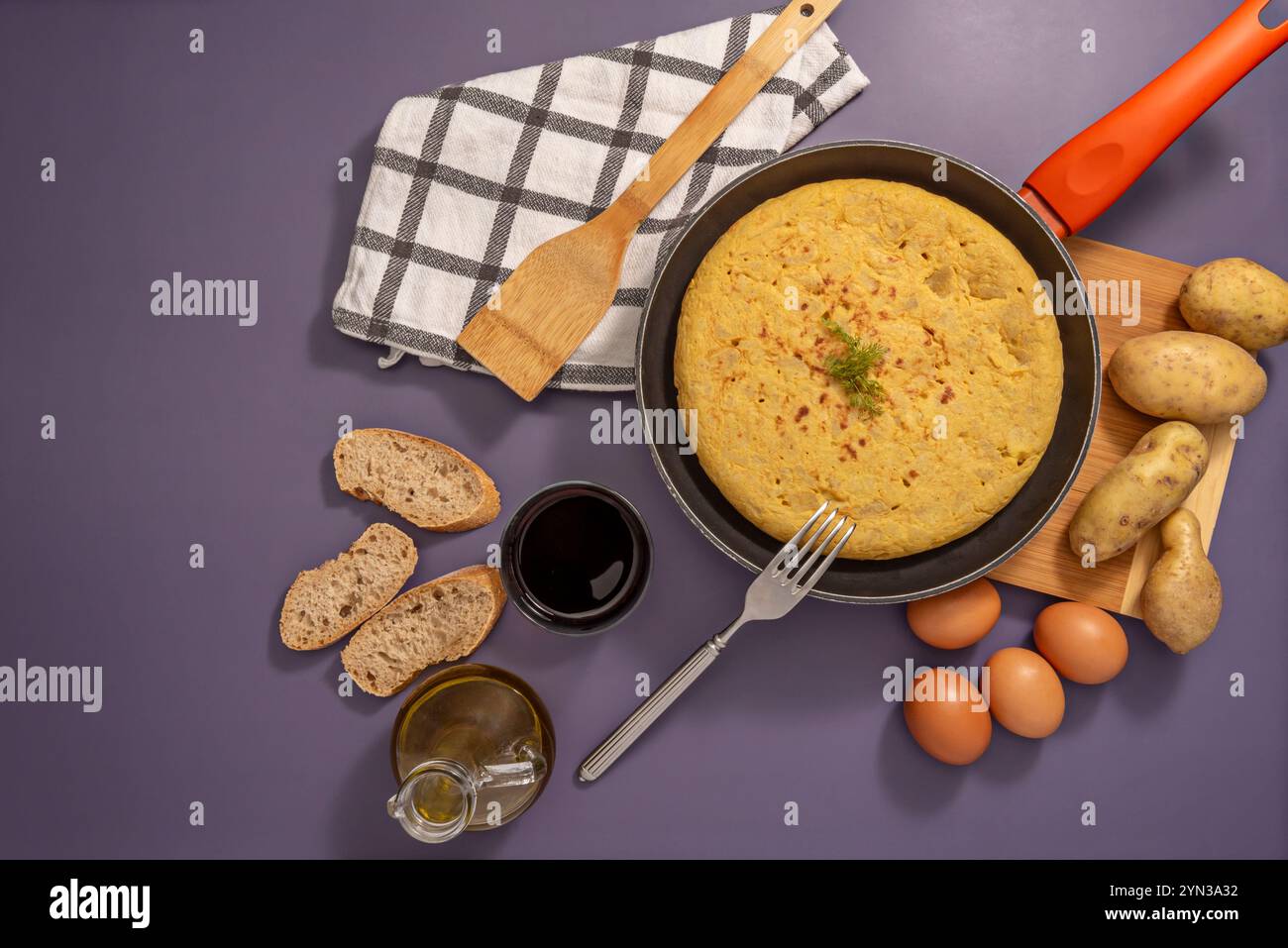 During the Spanish Civil War, the fake potato omelette also became ...
