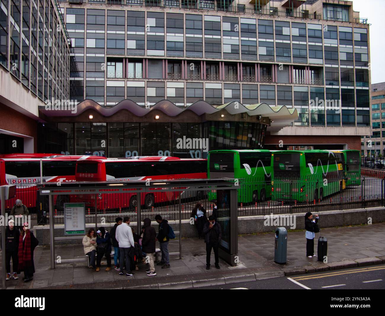 Dublin Bus Station Stock Photo - Alamy