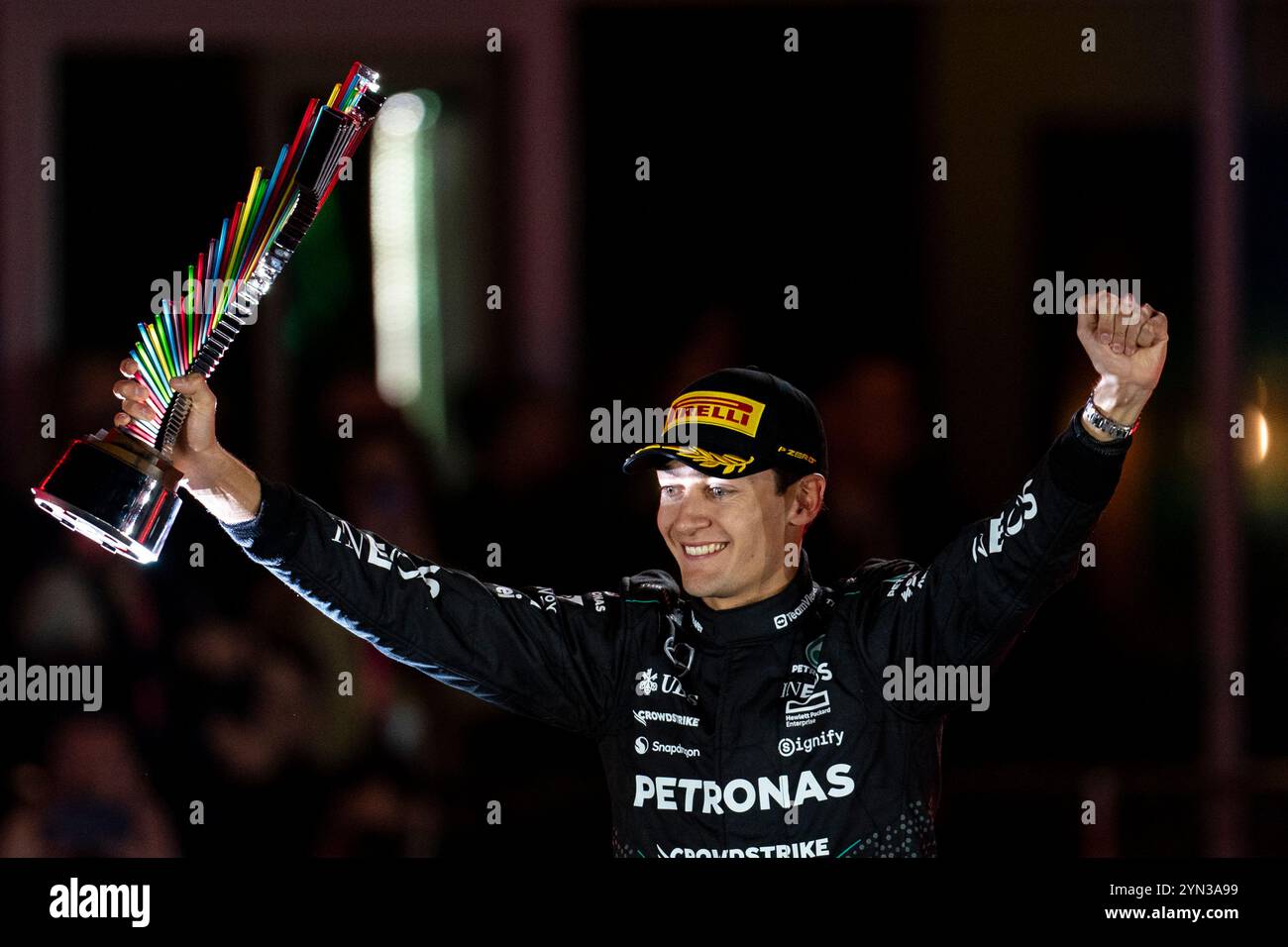 Las Vegas, United States. 23rd Nov, 2024. British Formula One driver ...