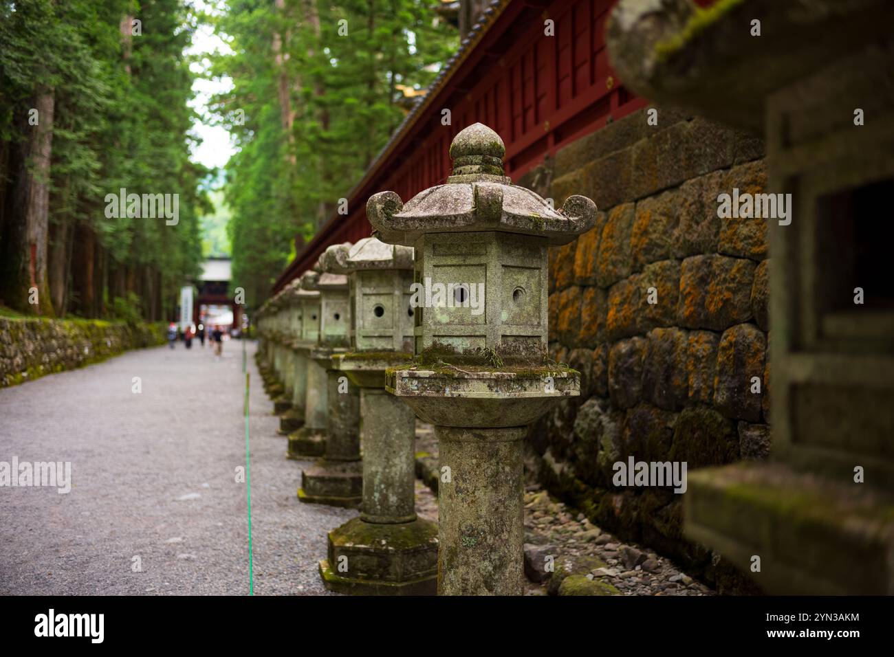 Nikko, Japan, June 16, 2024: The Nikko Toshogu Shrine, is famous for ...
