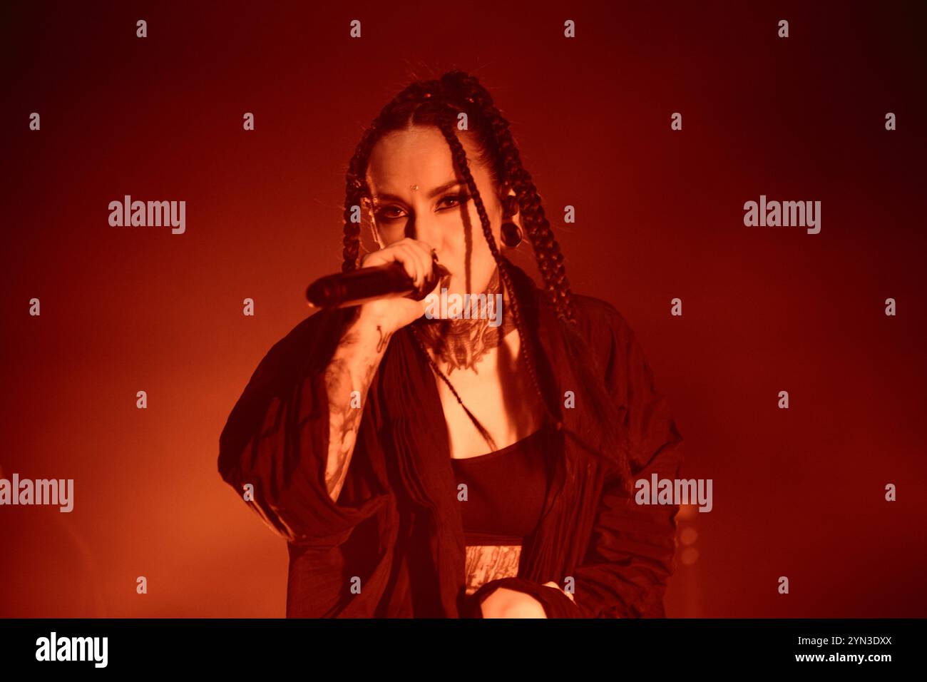 Jinjer live at manchester academy uk, 8th november 2024 Stock Photo - Alamy