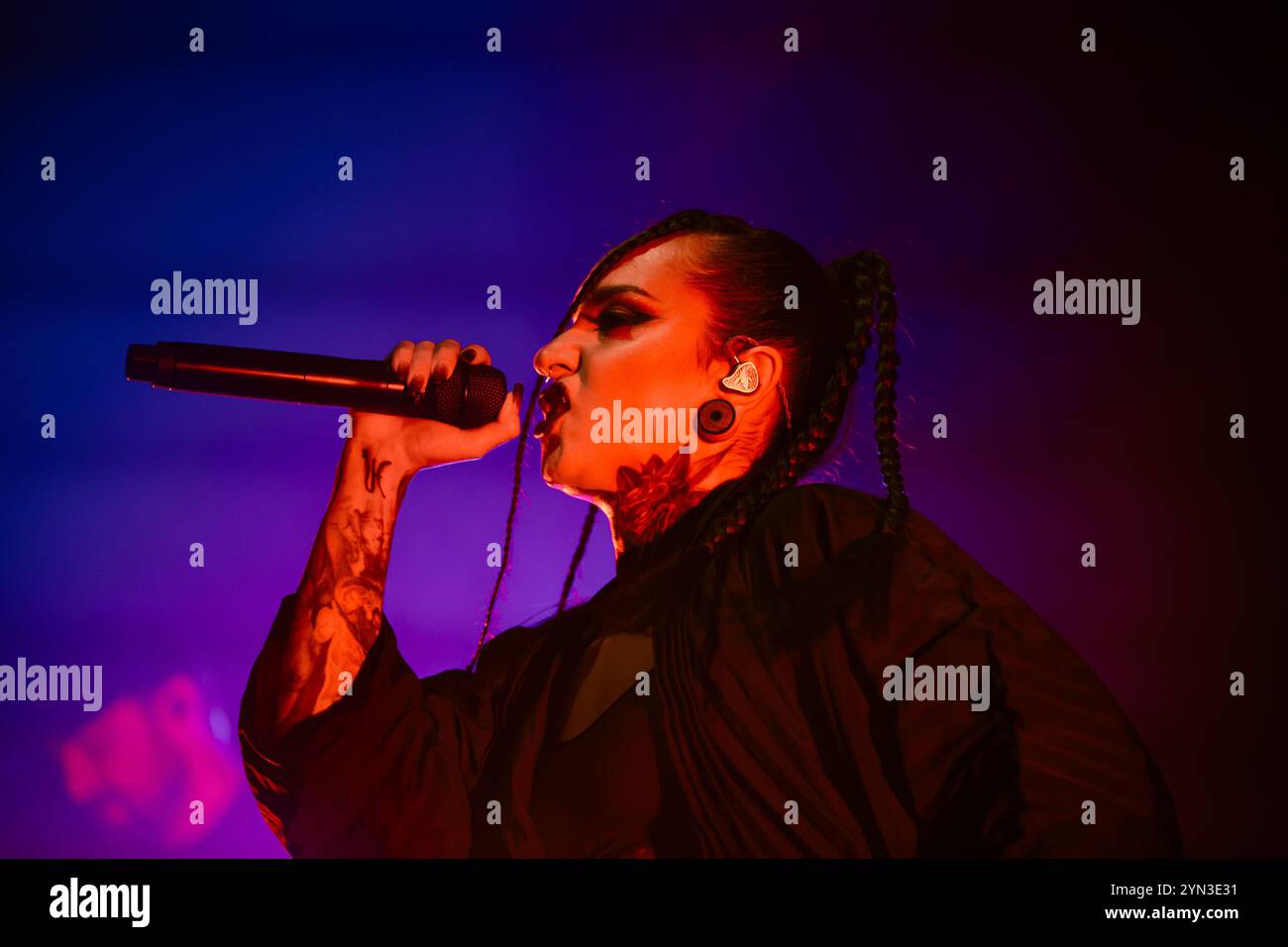 Jinjer live at manchester academy uk, 8th november 2024 Stock Photo - Alamy