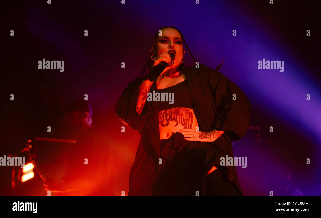 Jinjer live at manchester academy uk, 8th november 2024 Stock Photo - Alamy