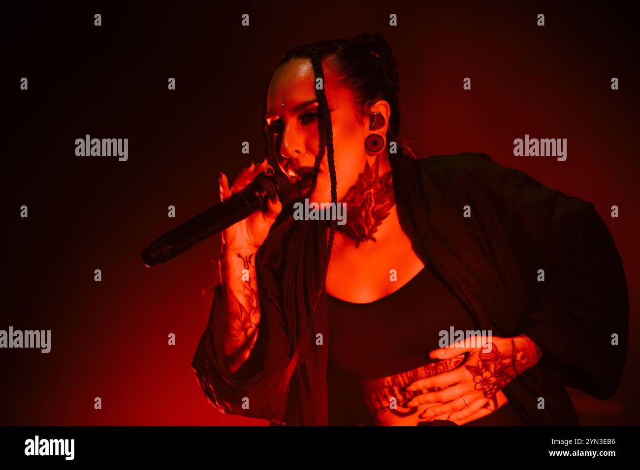 Jinjer live at manchester academy uk, 8th november 2024 Stock Photo - Alamy