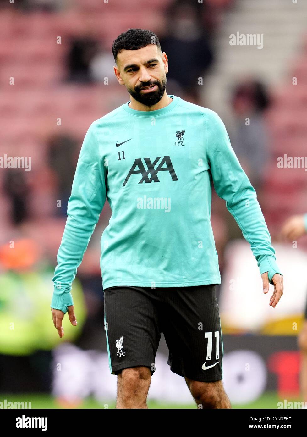 Liverpools Mohamed Salah Ahead Of The Premier League Match At St Mary