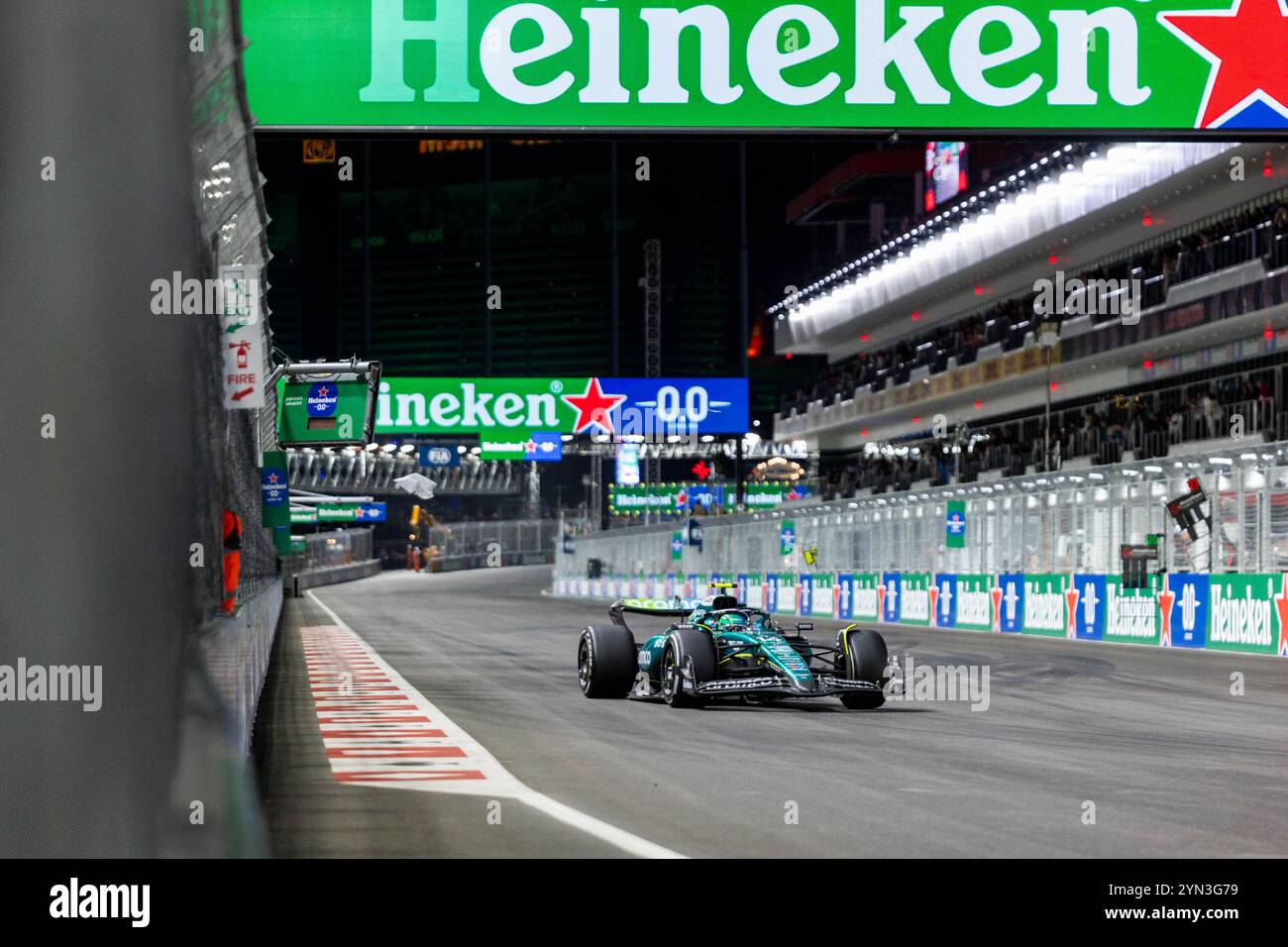 23rd November 2024; Las Vegas, Nevada, USA. F1 Las Vegas Grand Prix ...