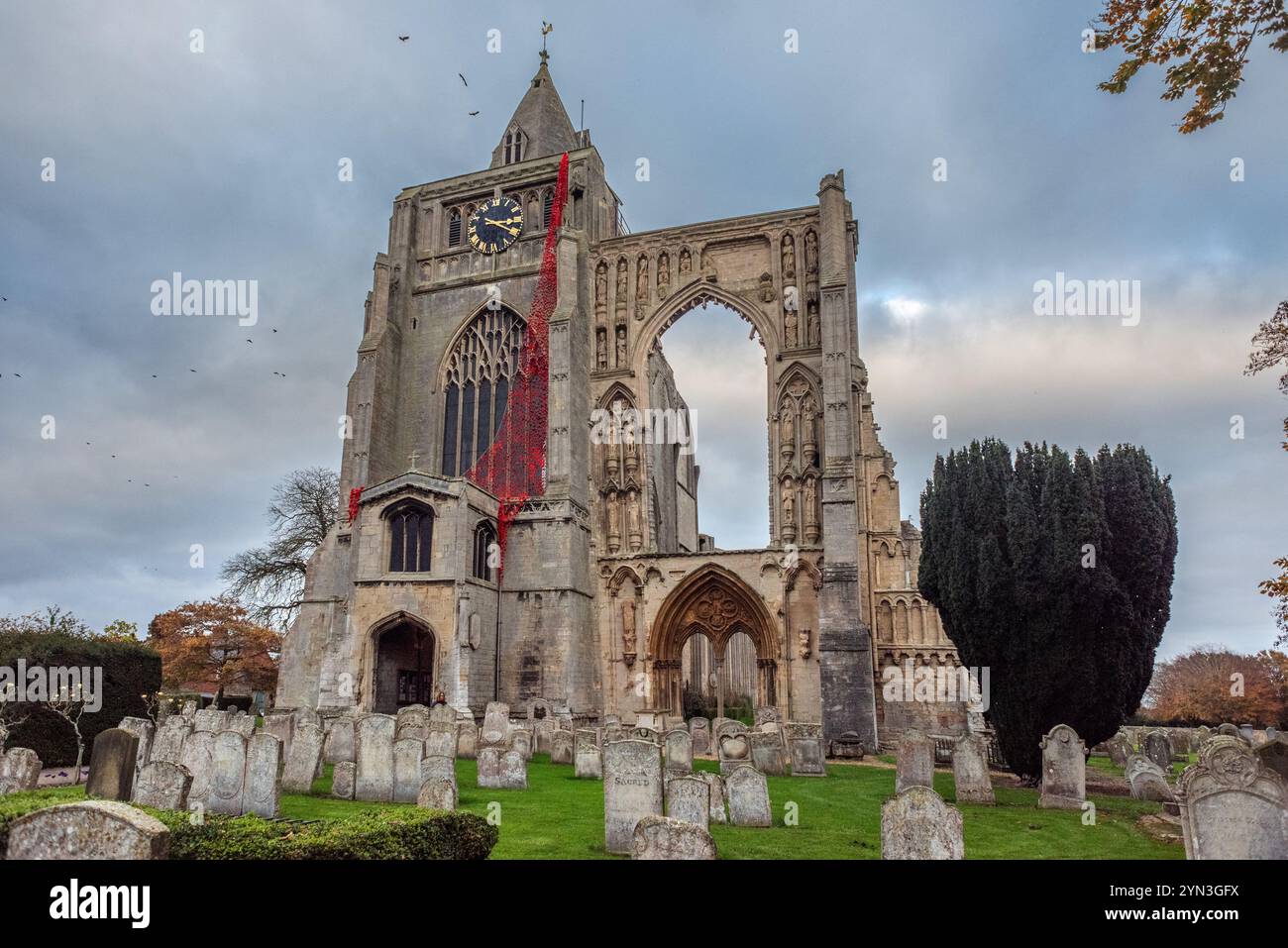Crowland, November 14th 2024: Crowland Abbey Stock Photo - Alamy