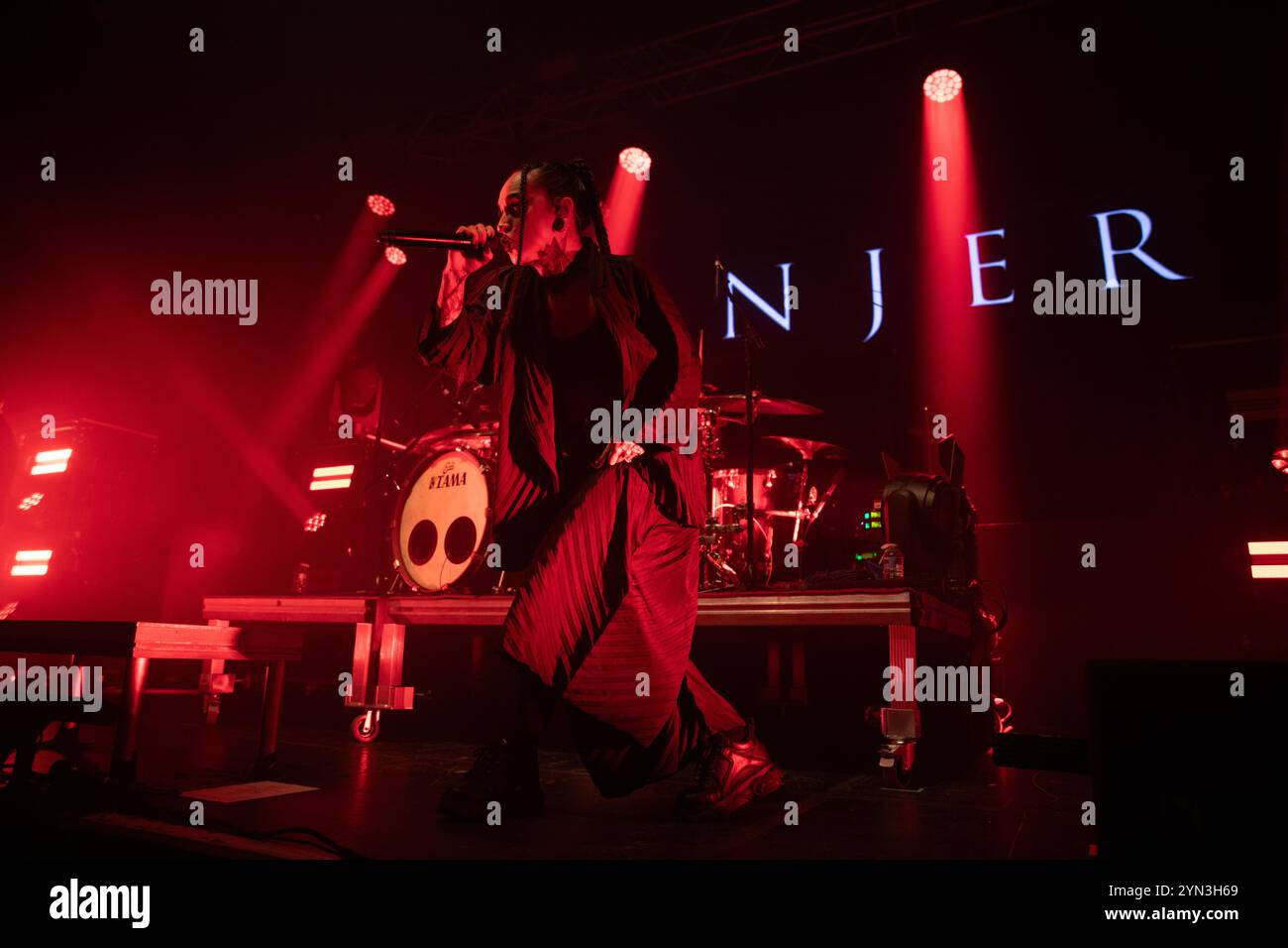 Jinjer live at manchester academy uk, 8th november 2024 Stock Photo - Alamy