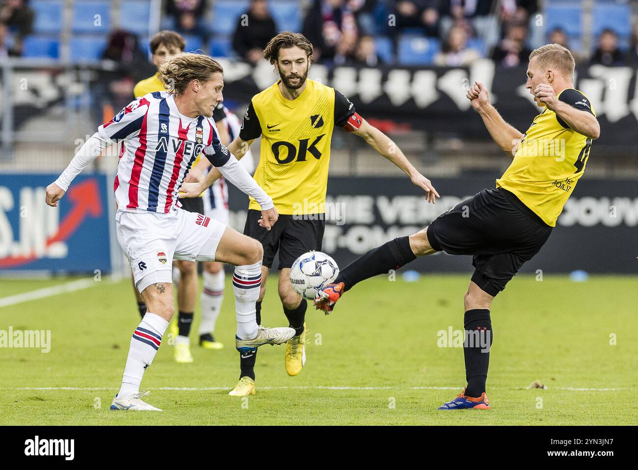 TILBURG, 24-11-2024. Koning Willem II stadium. Eredivisie voetbal, season, 2024-2025. Willem II ...