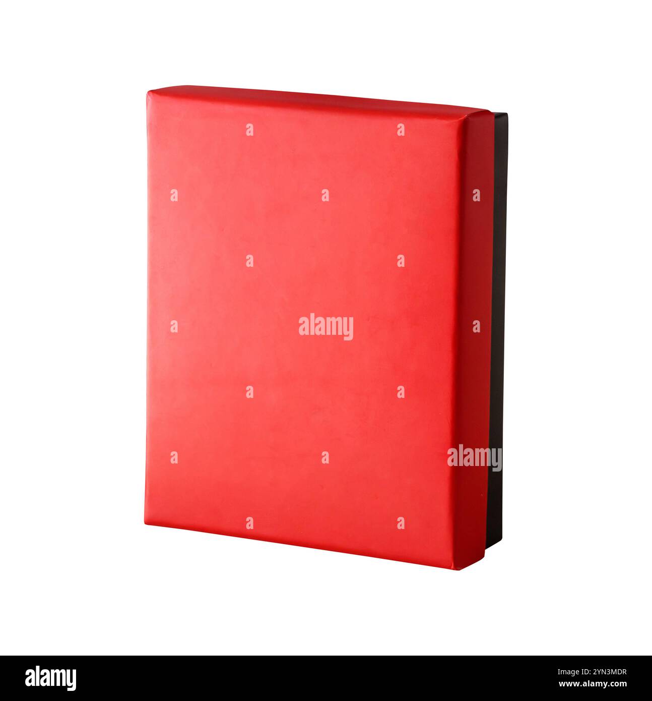 Mockup red and black box isolated on white background Stock Photo - Alamy