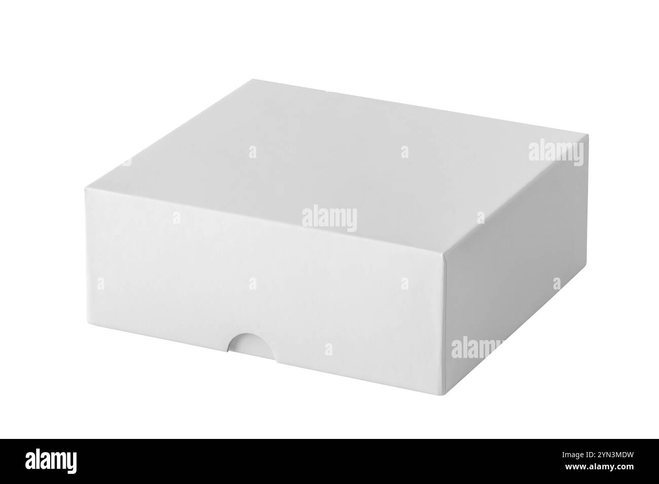 Mockup white box isolated on white background Stock Photo - Alamy
