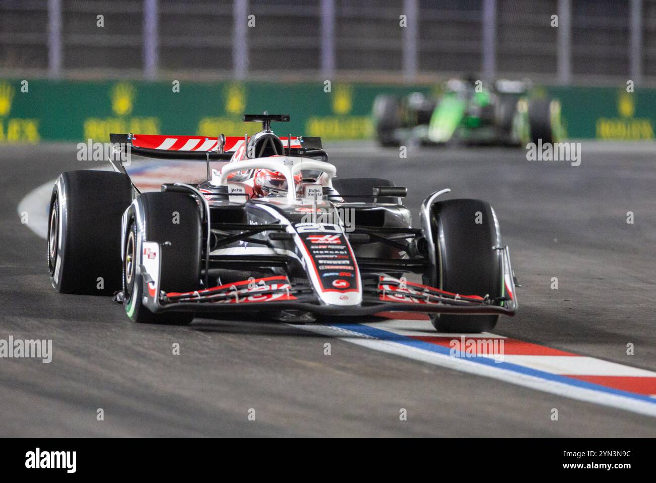 23rd November 2024; Las Vegas, Nevada, USA. F1 Las Vegas Grand Prix; Race Day; Kevin Magnussen ...