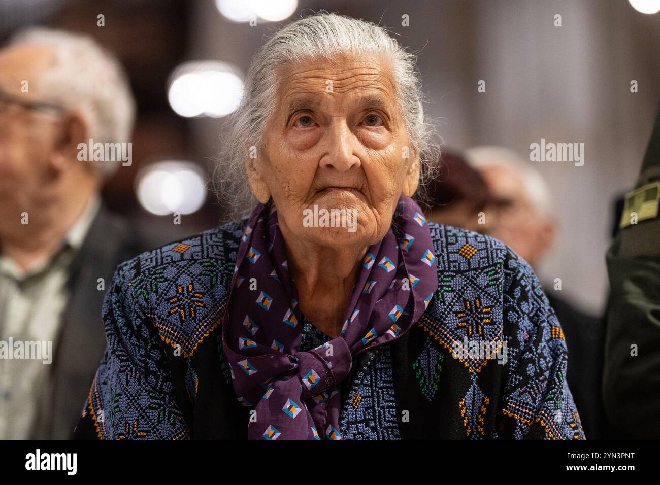New York, New York, USA. 23rd Nov, 2024. 99-years old Nadiya Severyn ...