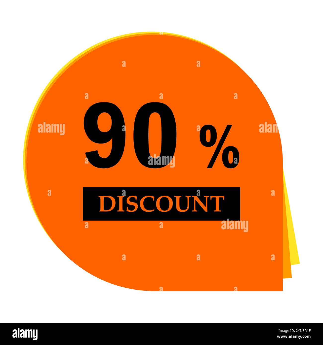 Sale discount label icon, price offer symbol design, web sticker vector ...