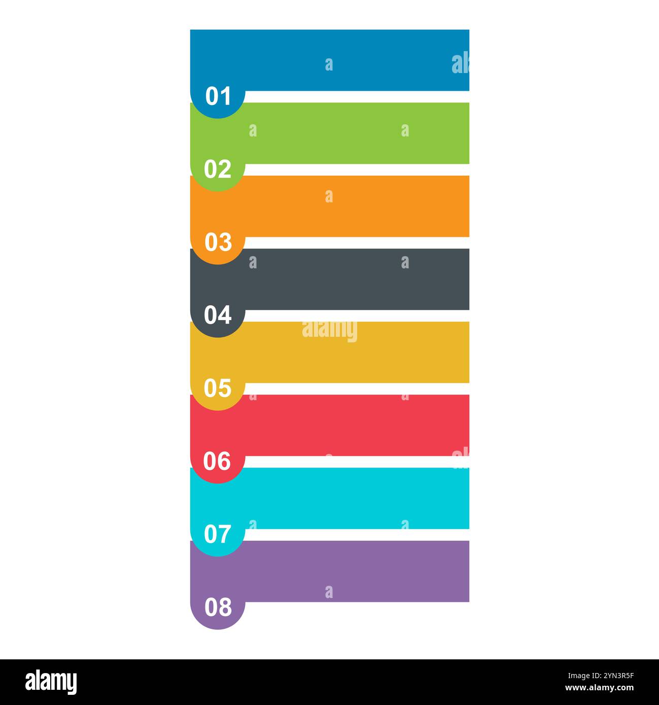 Eight step infographic vertical hi-res stock photography and images - Alamy