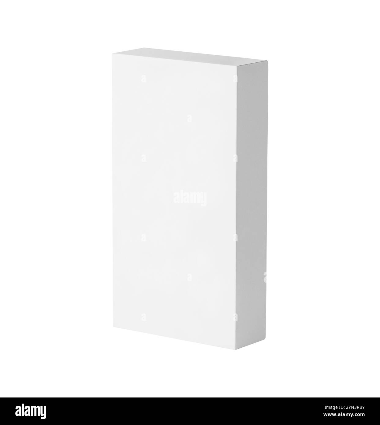 Mockup white box isolated on white background Stock Photo - Alamy