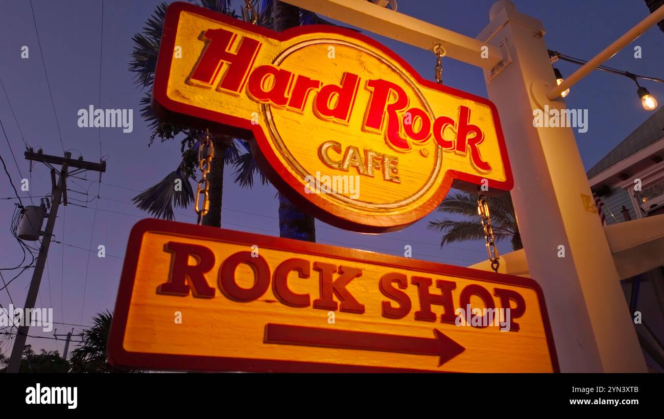 Hard Rock Cafe in Key West Florida - KEY WEST, UNITED STATES - NOVEMBER ...
