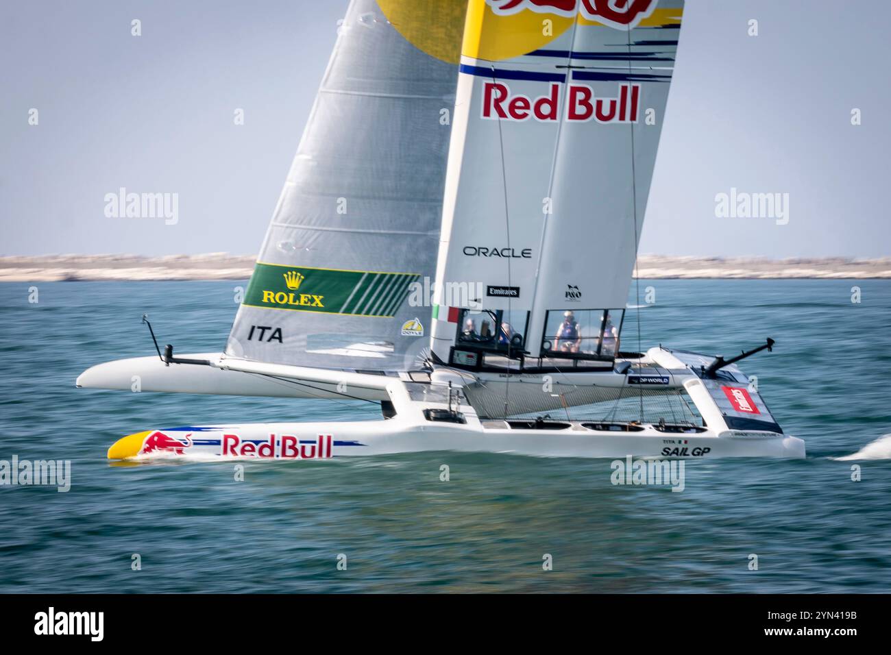 DUBAI, 24.11.2024 - RED BULL ITALY SAILGP TEAM - Kyle Langford, Alex ...