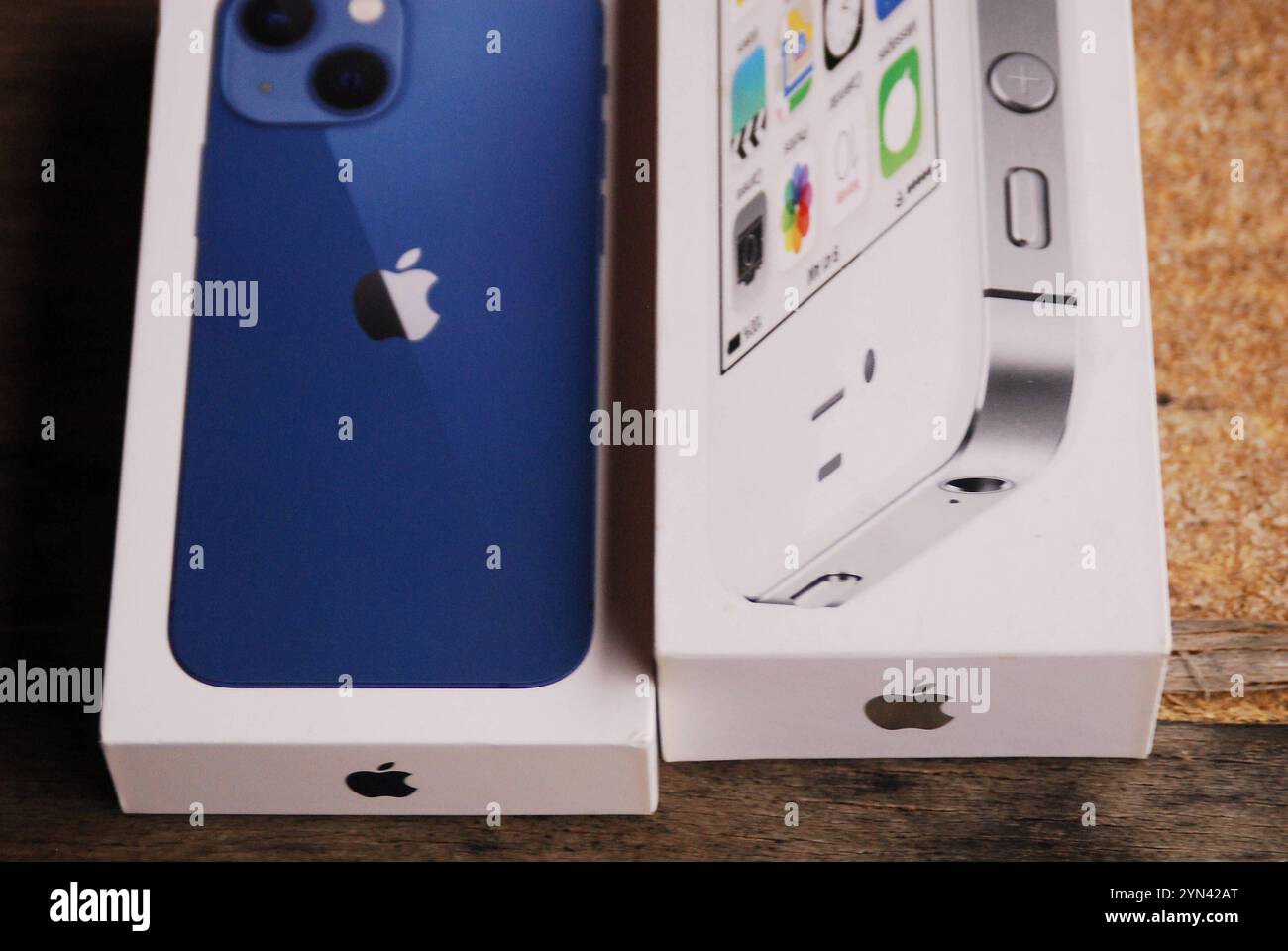 Copenhagen/ Denmark/24 November 2024/ Apple iphone 11 mini and iphone ...