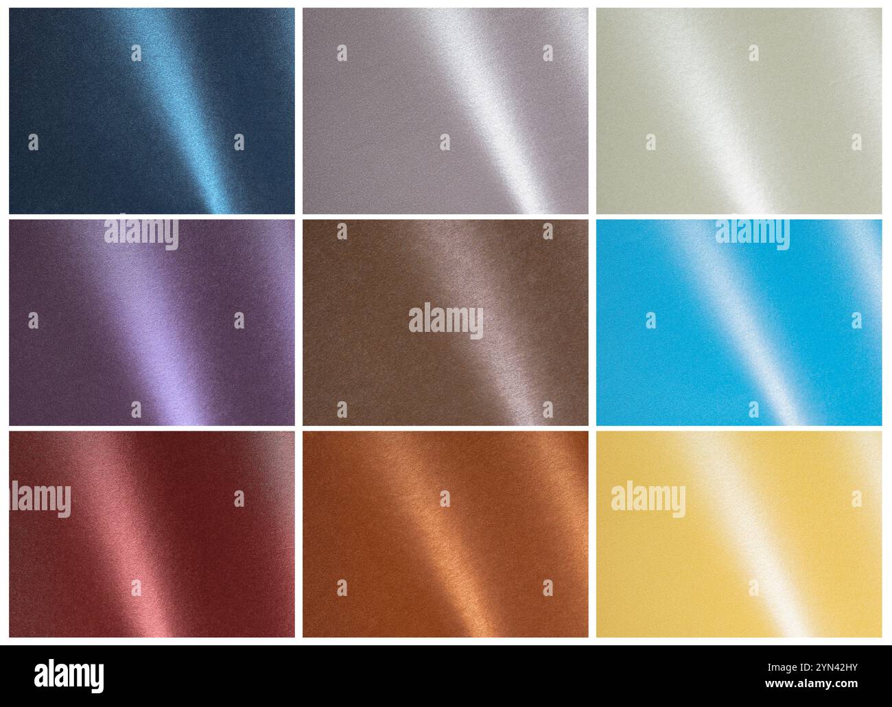 Glossy paper texture collection with shiny surfaces and smooth ...