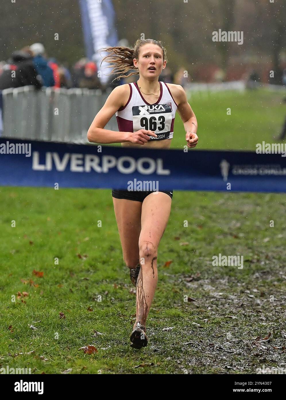 Innes FitzGerald of Exeter Harriers competing in the U20 womens race at ...