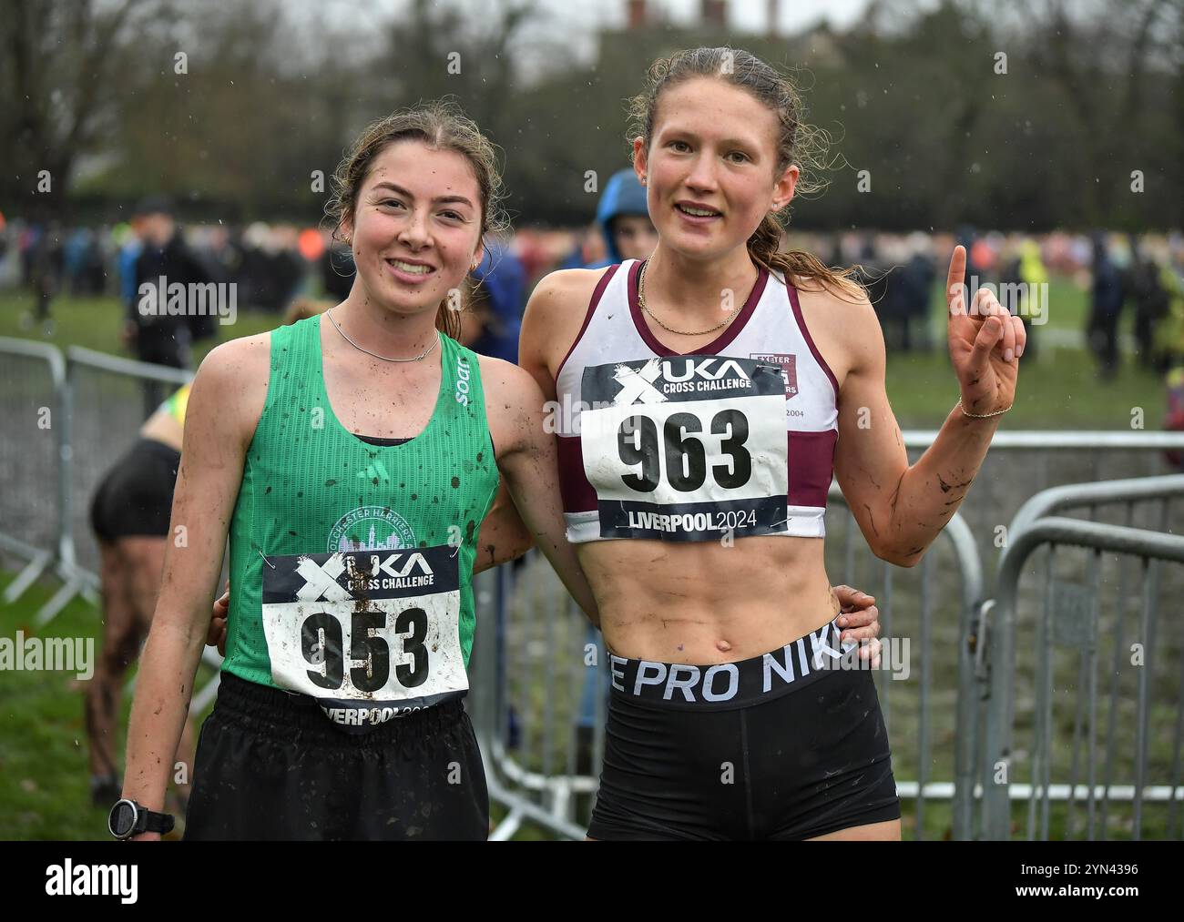 Lizzie Wellsted of Colchester harriers and Innes FitzGerald of Exeter ...