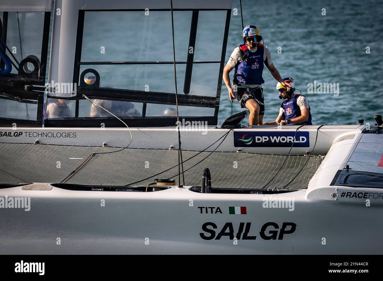 DUBAI, 24.11.2024 - RED BULL ITALY SAILGP TEAM - Kyle Langford, Alex ...
