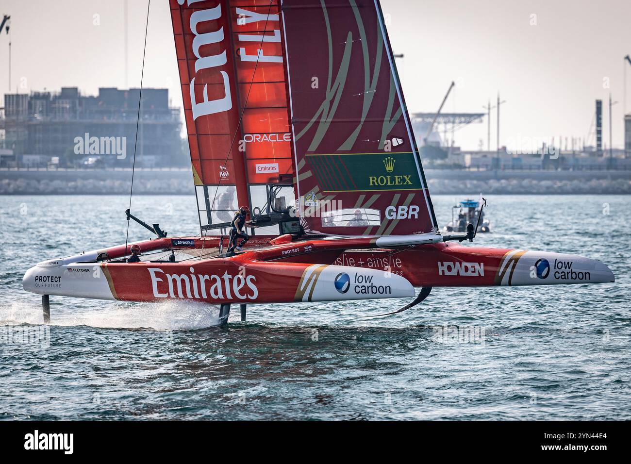 DUBAI, 24.11.2024 - EMIRATES GREAT BRITAIN SAILGP TEAM - Dylan Fletcher ...