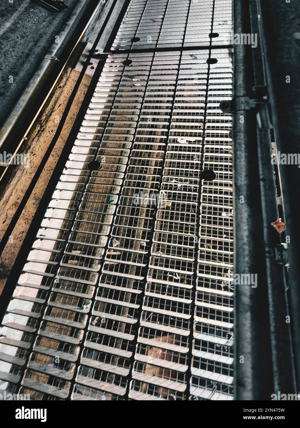 A Grill over lighting fixtures Stock Photo - Alamy