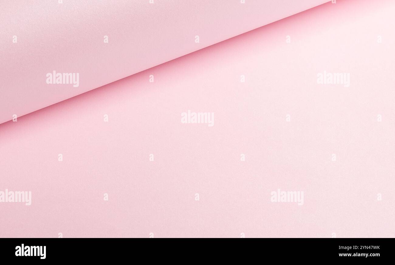 Pink paper background with a soft matte texture and minimalistic design ...