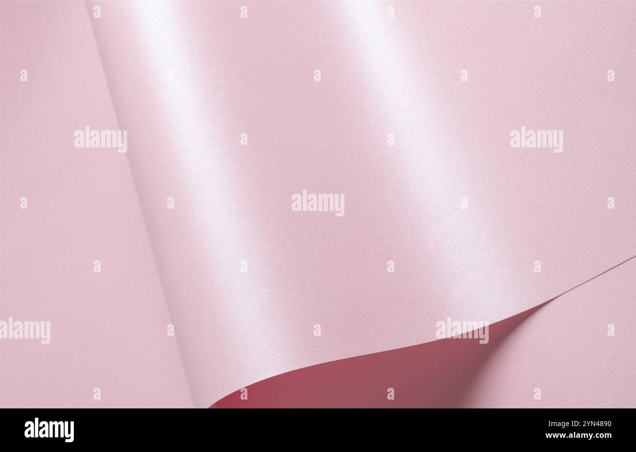 Pink paper background with a glossy texture and shimmering glow ...