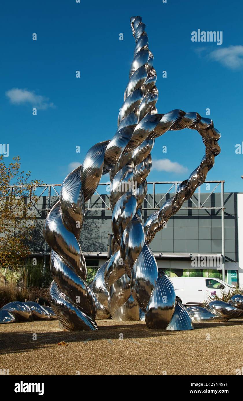 Stainless Steel Metal Sculpture, Poole Knot, By Michael Condron ...