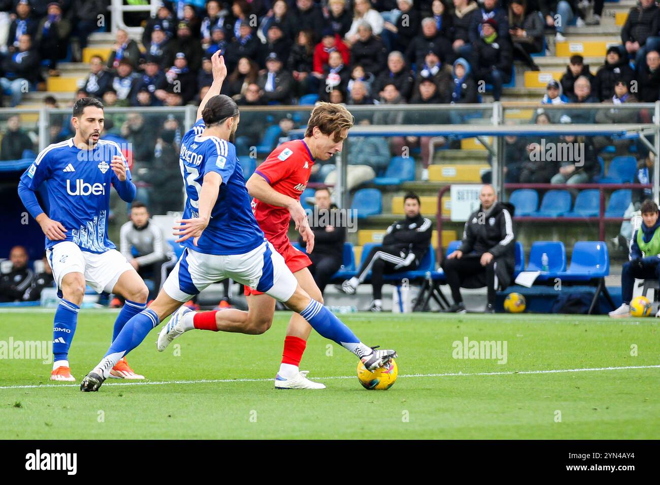 Edoardo Bove(ACF Fiorentina) Alberto Dossena(Como 1907) Soccer ...