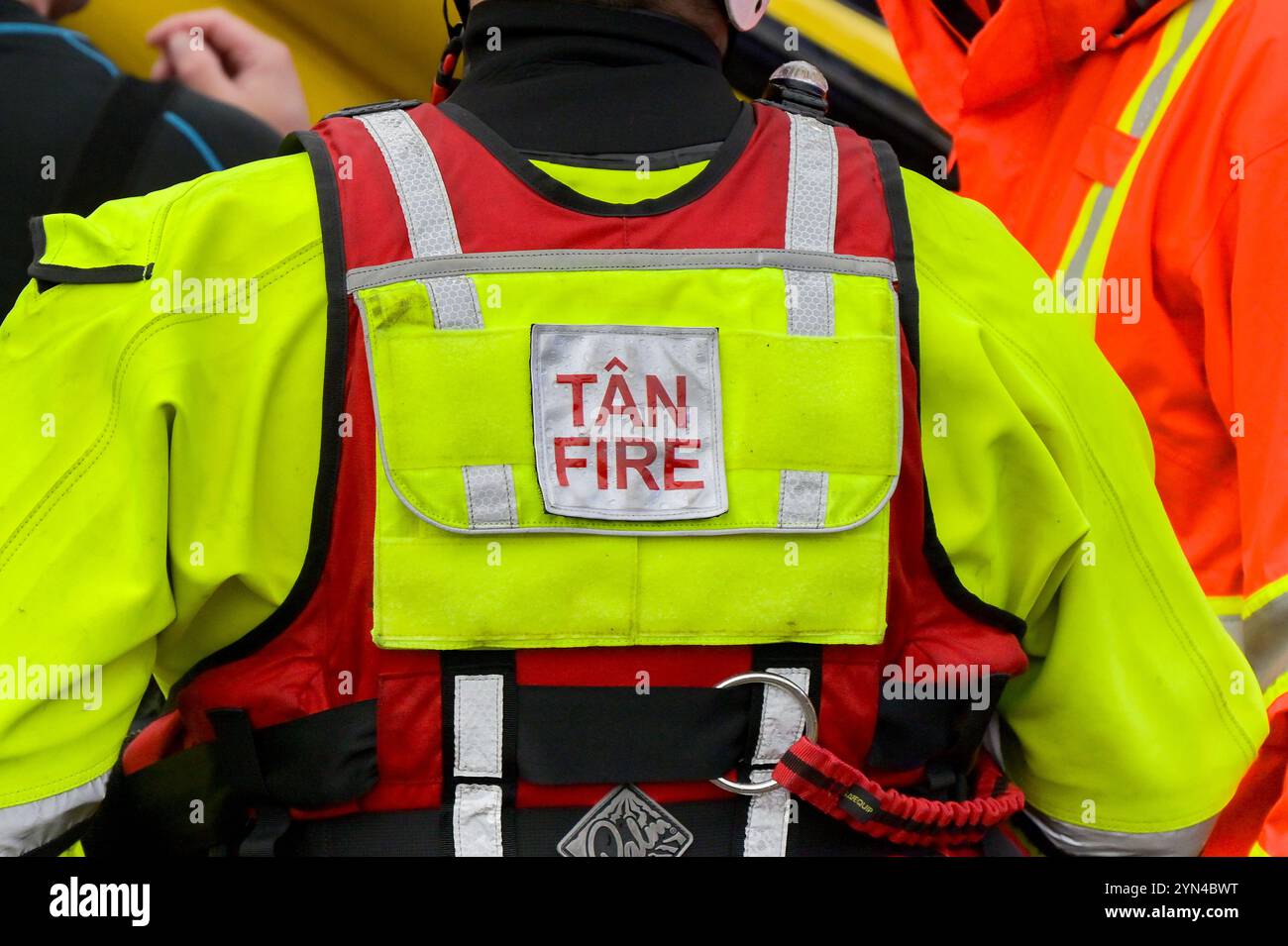Reflective vest fire rescue hi-res stock photography and images - Alamy