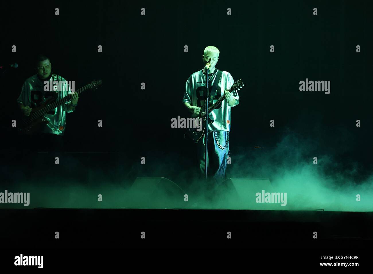 Taipei. 24th Nov, 2024. TAIPEI, CHINA - NOVEMBER 24, 2024 - Singer Nick ...