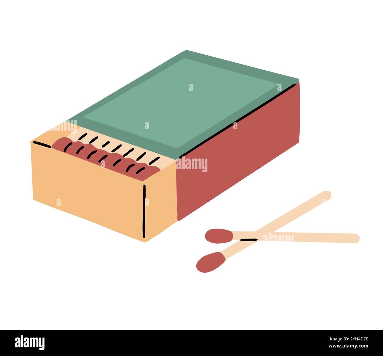 Friction matches Stock Vector Images - Alamy