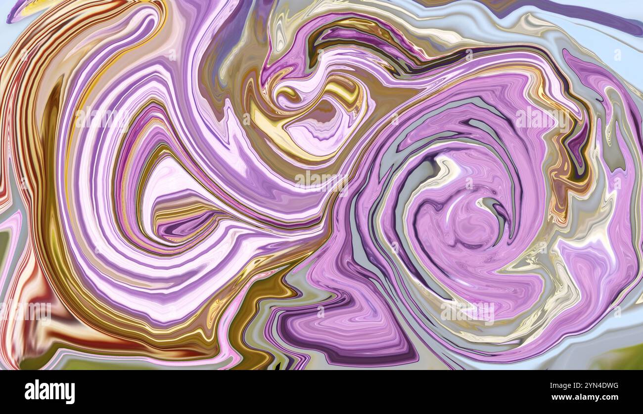 Liquify abstract pattern brown hi-res stock photography and images - Alamy