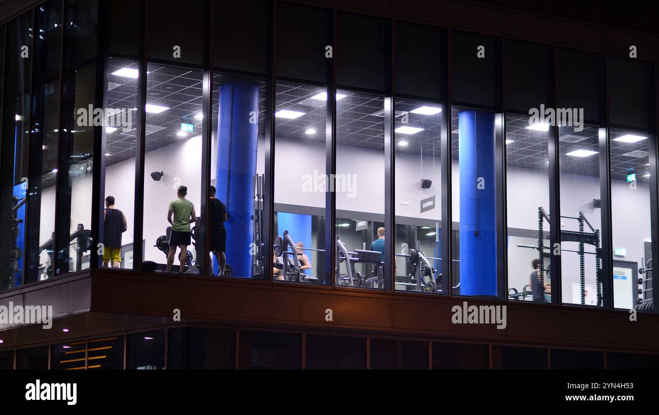 Gym lighting design hi-res stock photography and images - Alamy