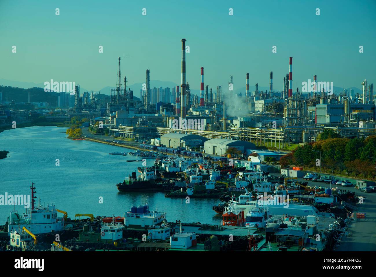 Ulsan, South Korea - November 14, 2024: An expansive view from ...