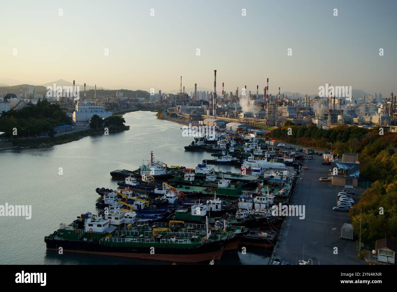 Ulsan, South Korea - November 14, 2024: A serene dusk view of ...