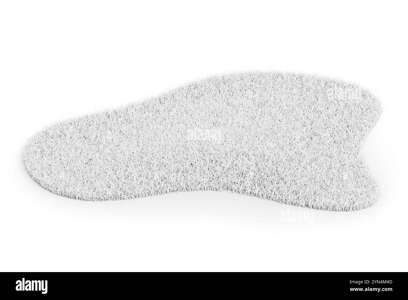 Wavy snow landscape white Cut Out Stock Images & Pictures - Alamy